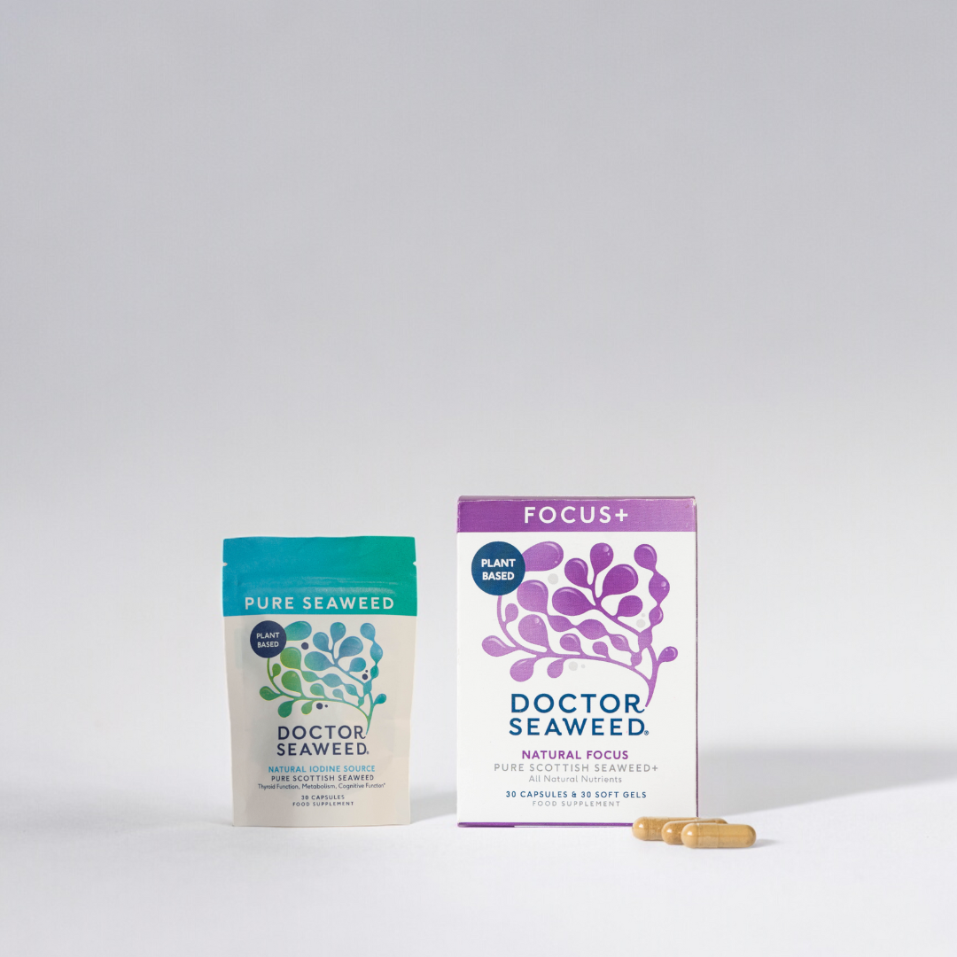 Pure Organic Seaweed Capsules | Iodine Rich | Support Thyroid Health ...